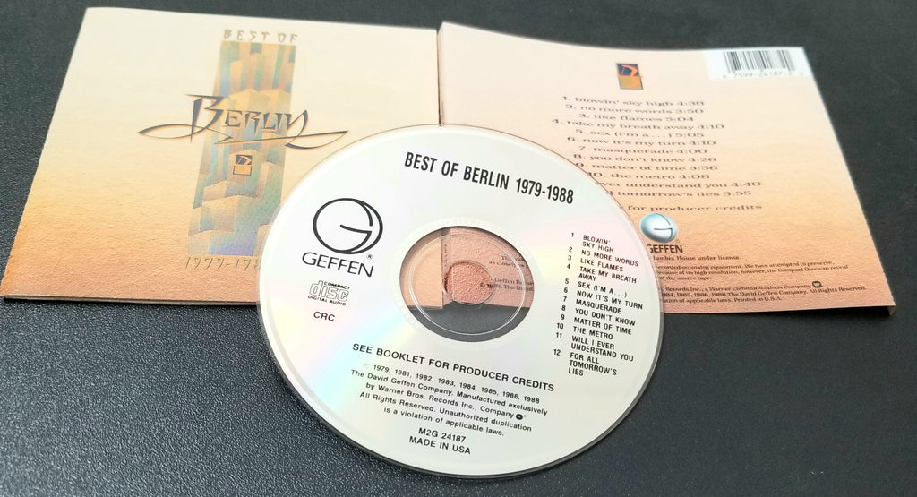 BERLIN BEST OF / GREATEST 1979-1988 CD GEFFEN – Fibits