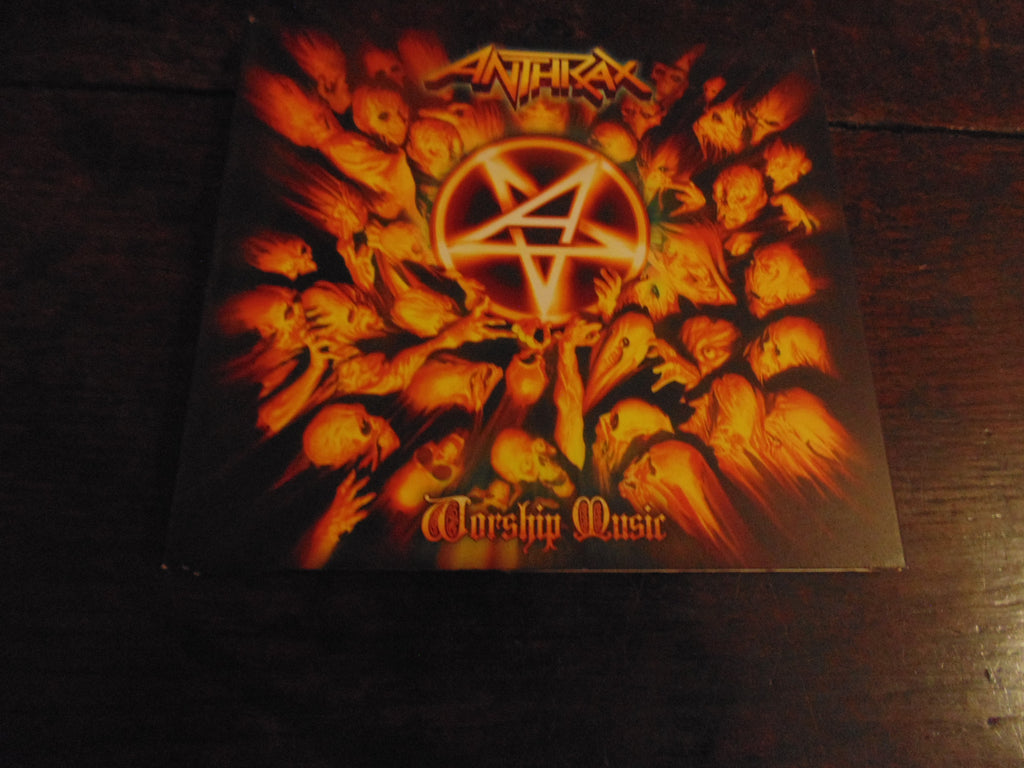 Anthrax CD, Worship Music, digi-case gatefold – Fibits